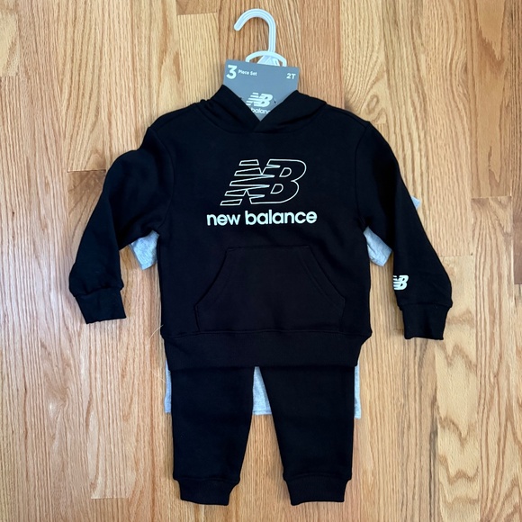 New Balance | Matching Sets | New Balance Little Boy 3 Piece Outfit ...